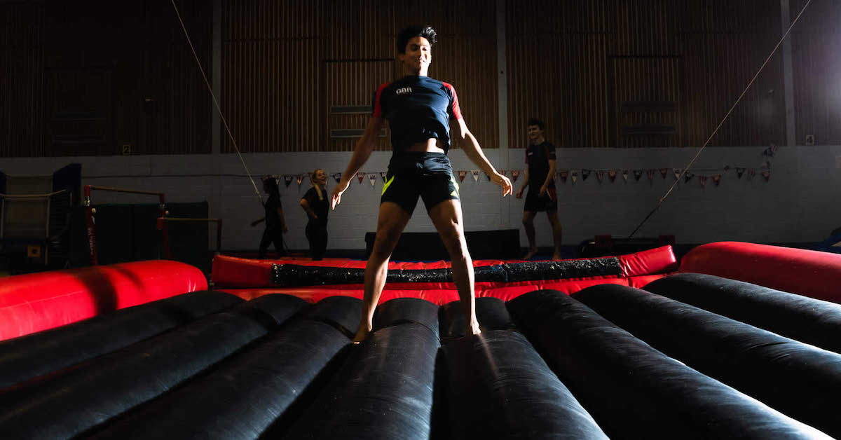 The story of AirPit: custom inflatable gymnastics mats - MDS Leisure